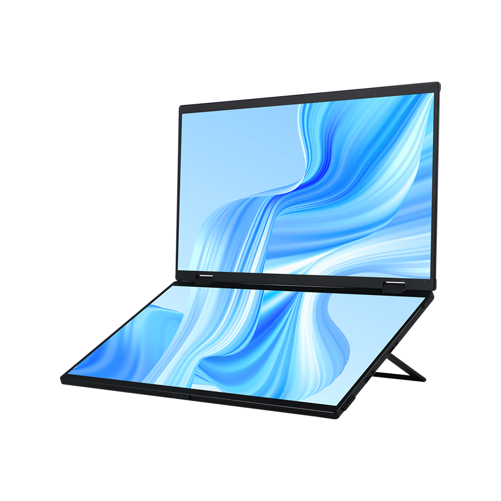 Moniteur pliant double écran empilé pliable portable – UPERFECT-FR